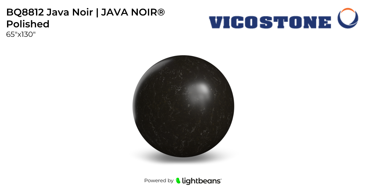 BQ8812 Java Noir | JAVA NOIR® Polished Texture from Vicostone | Lightbeans