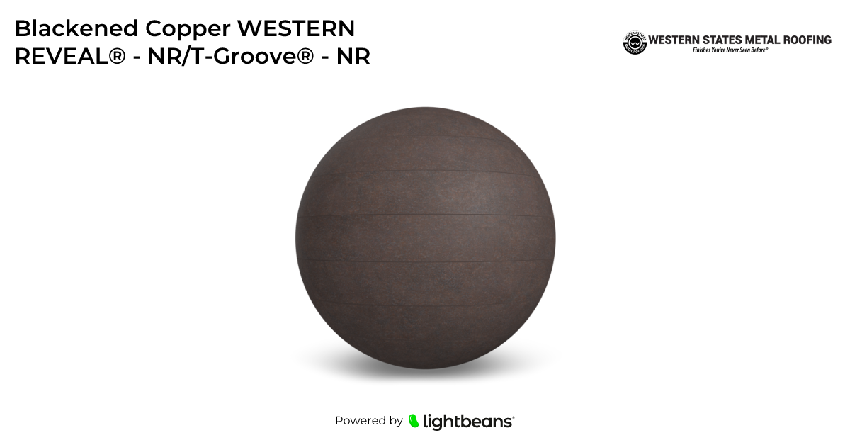 Blackened Copper WESTERN REVEAL® - NR/T-Groove® - NR Texture from ...