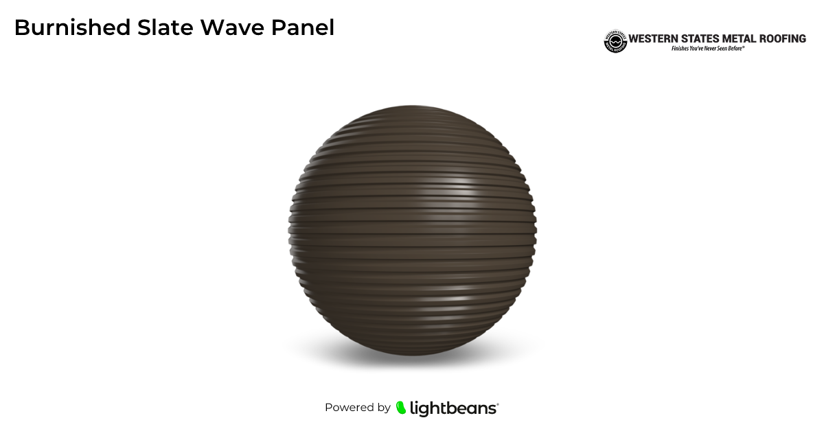 Burnished Slate Wave Panel Texture from Western States Metal Roofing ...