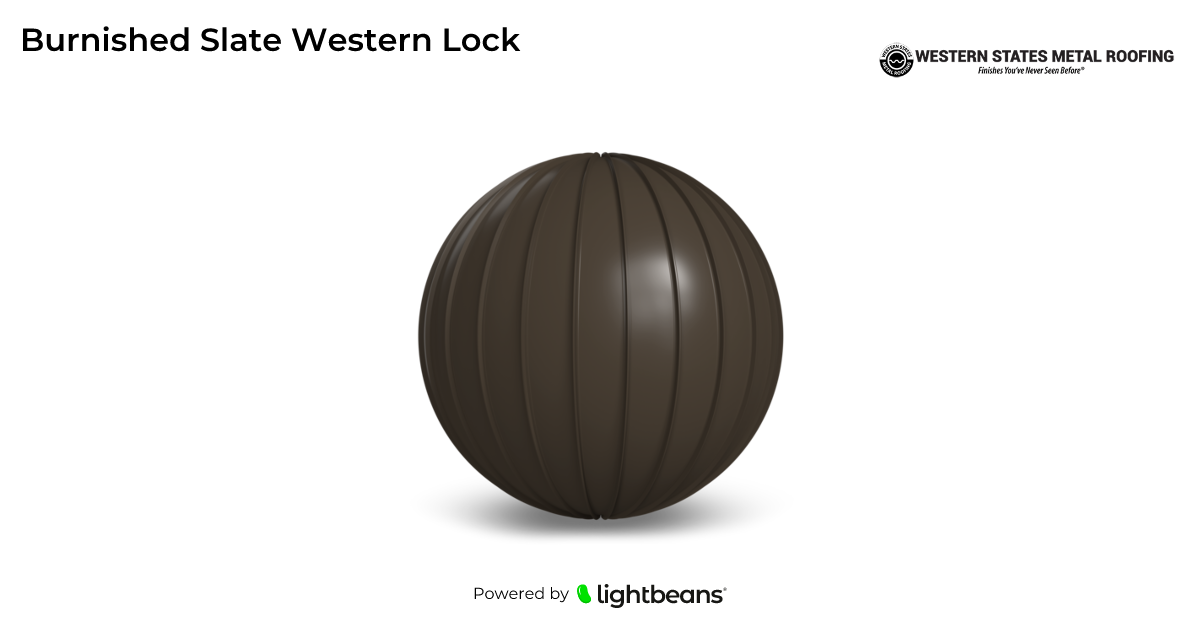 Burnished Slate Western Lock Texture from Western States Metal Roofing ...