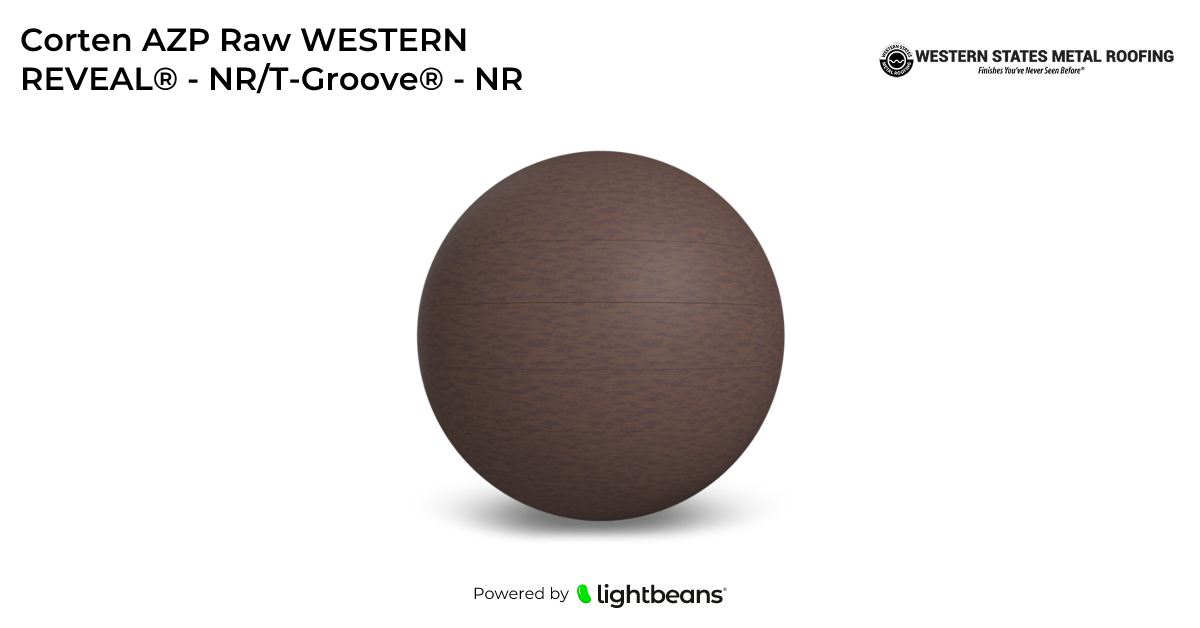 Corten AZP Raw WESTERN REVEAL® - NR/T-Groove® - NR Texture from Western ...