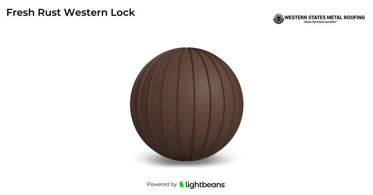 Fresh Rust Western Lock Texture from Western States Metal Roofing ...