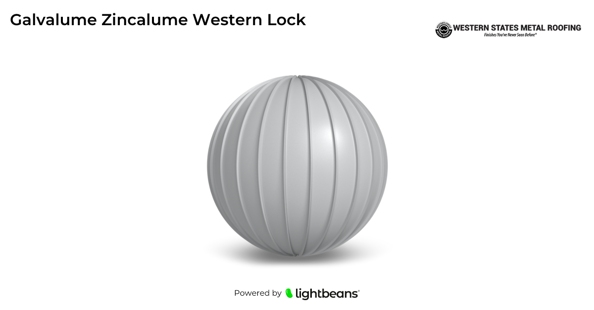 Galvalume Zincalume Western Lock Texture from Western States Metal ...