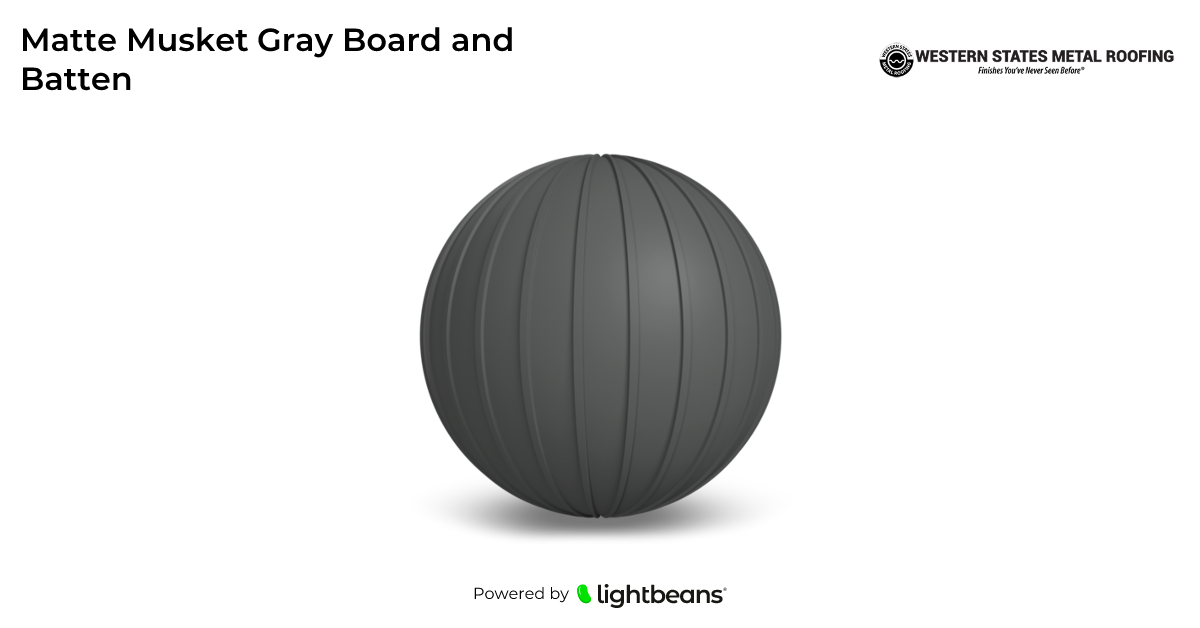 Matte Musket Gray Board and Batten Texture from Western States Metal ...