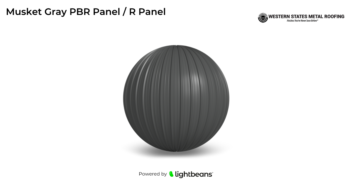 Musket Gray PBR Panel / R Panel Texture from Western States Metal ...