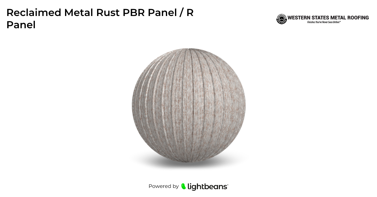 Reclaimed Metal Rust PBR Panel / R Panel Texture from Western States ...