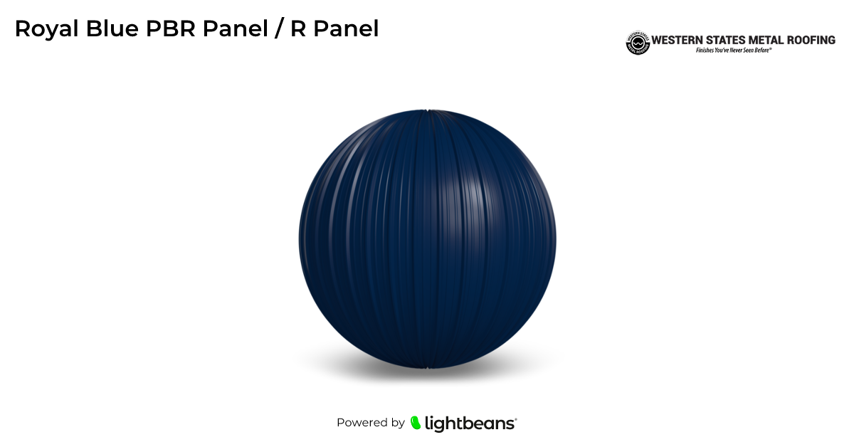 Royal Blue PBR Panel / R Panel Texture from Western States Metal ...