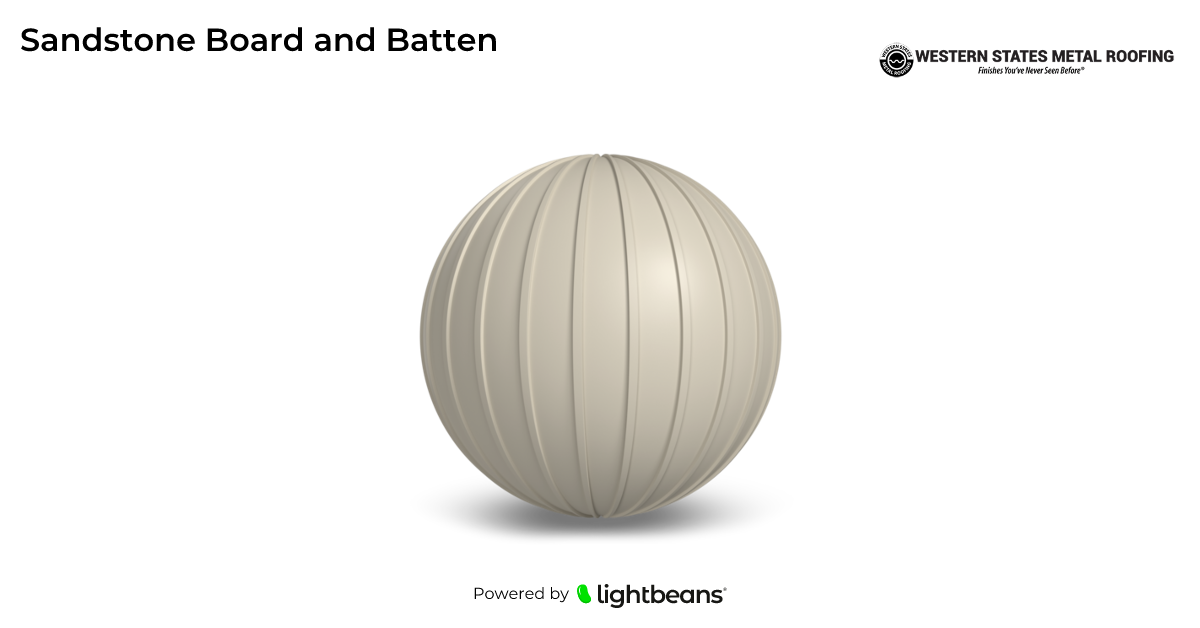 Sandstone Board and Batten Texture from Western States Metal Roofing ...