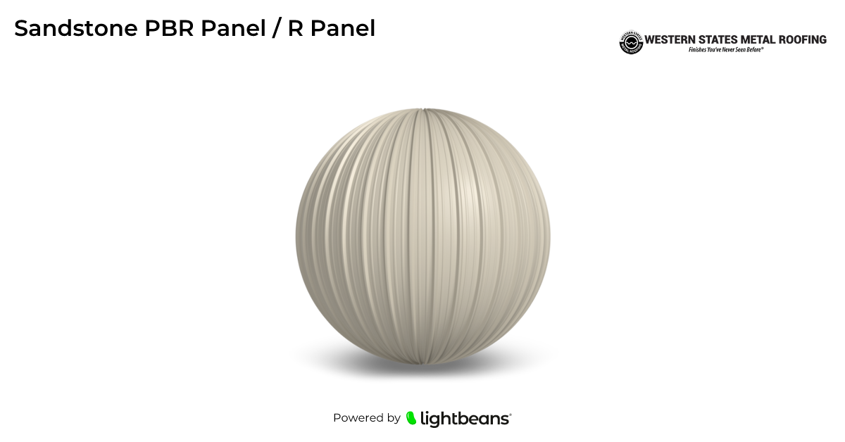 Sandstone PBR Panel / R Panel Texture from Western States Metal Roofing ...