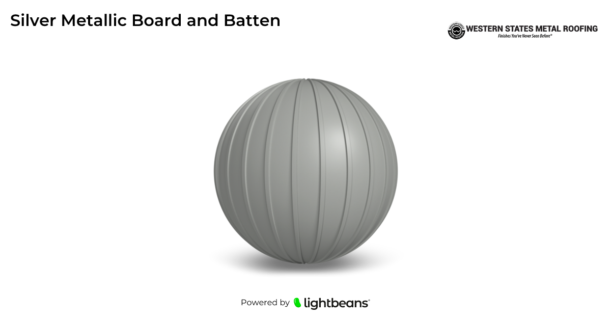 Silver Metallic Board and Batten Texture from Western States Metal ...