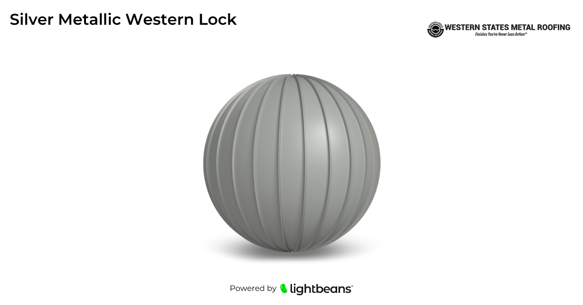 Silver Metallic Western Lock Texture from Western States Metal Roofing ...
