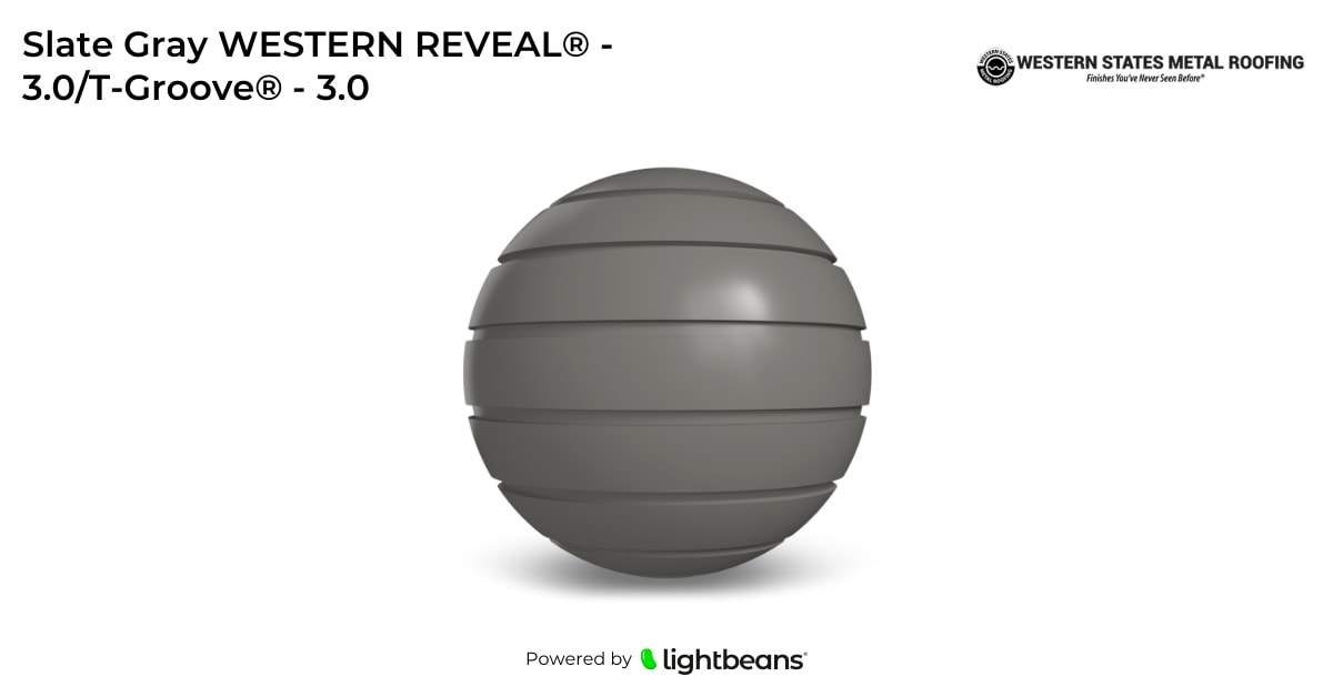 Slate Gray WESTERN REVEAL® - 3.0/T-Groove® - 3.0 Texture from Western ...