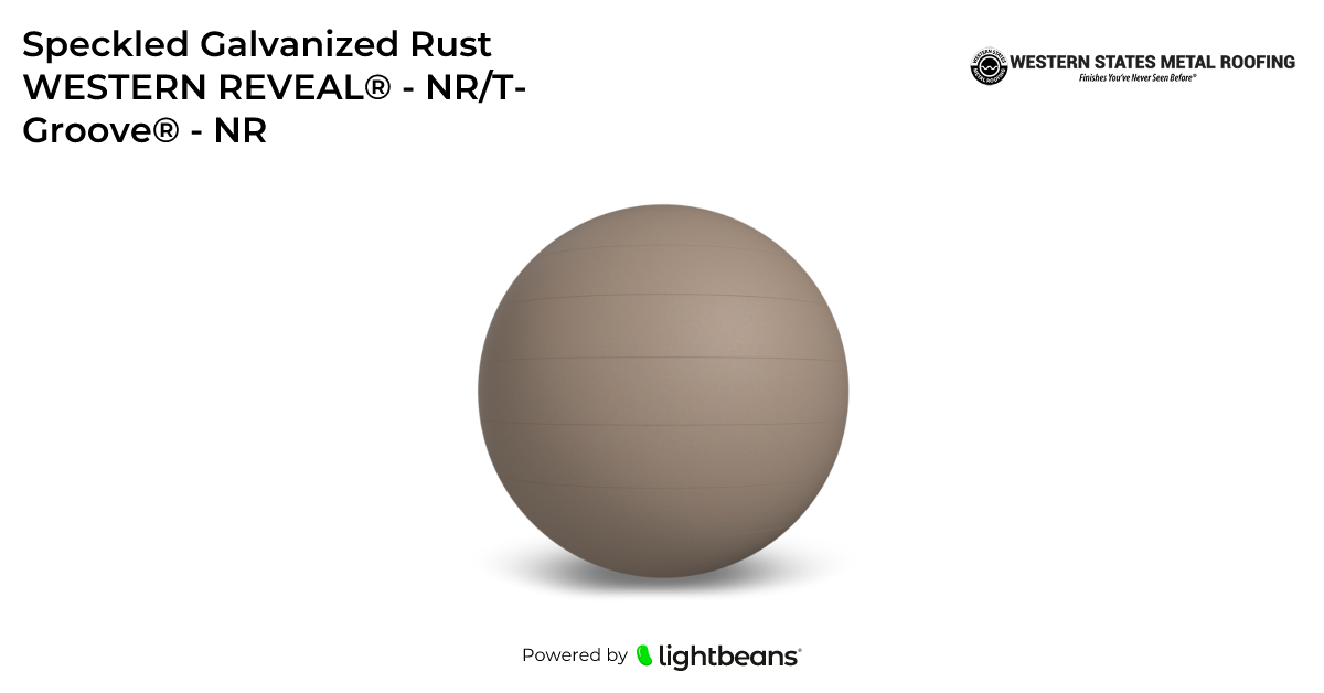 Speckled Galvanized Rust WESTERN REVEAL® - NR/T-Groove® - NR Texture ...