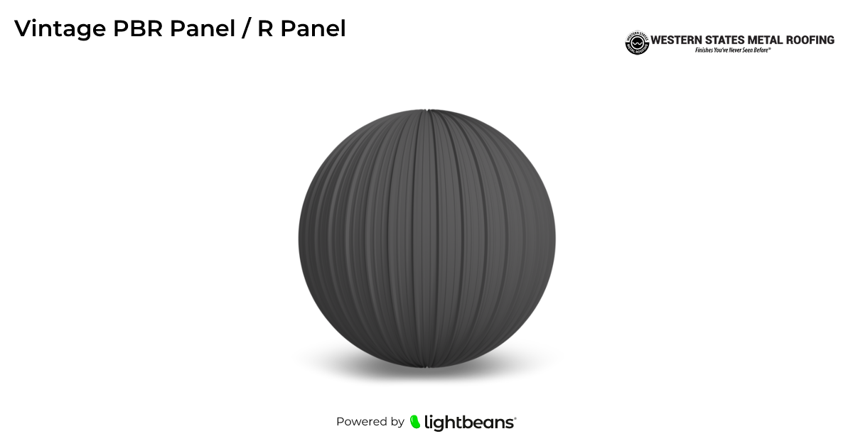 Vintage PBR Panel / R Panel Texture from Western States Metal Roofing ...