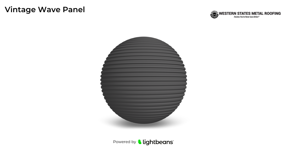 Vintage Wave Panel Texture from Western States Metal Roofing | Lightbeans