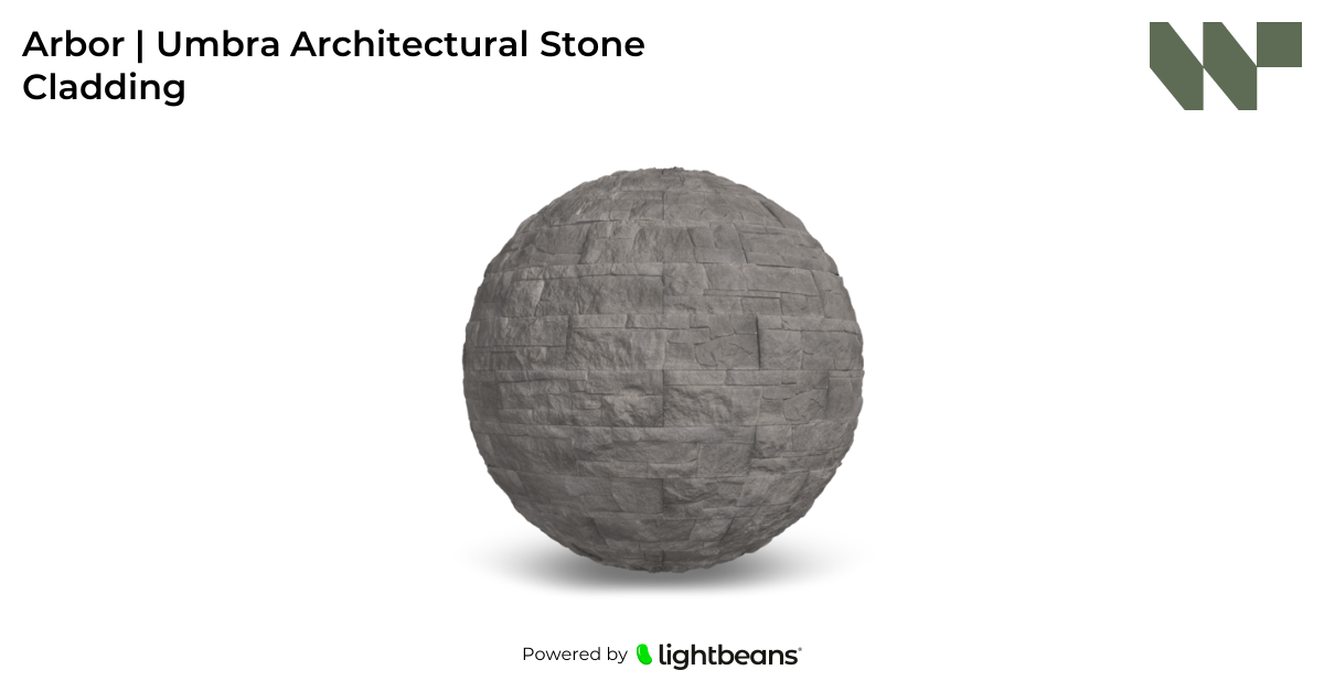 Arbor | Umbra Architectural Stone Cladding Texture from Willki | Lightbeans