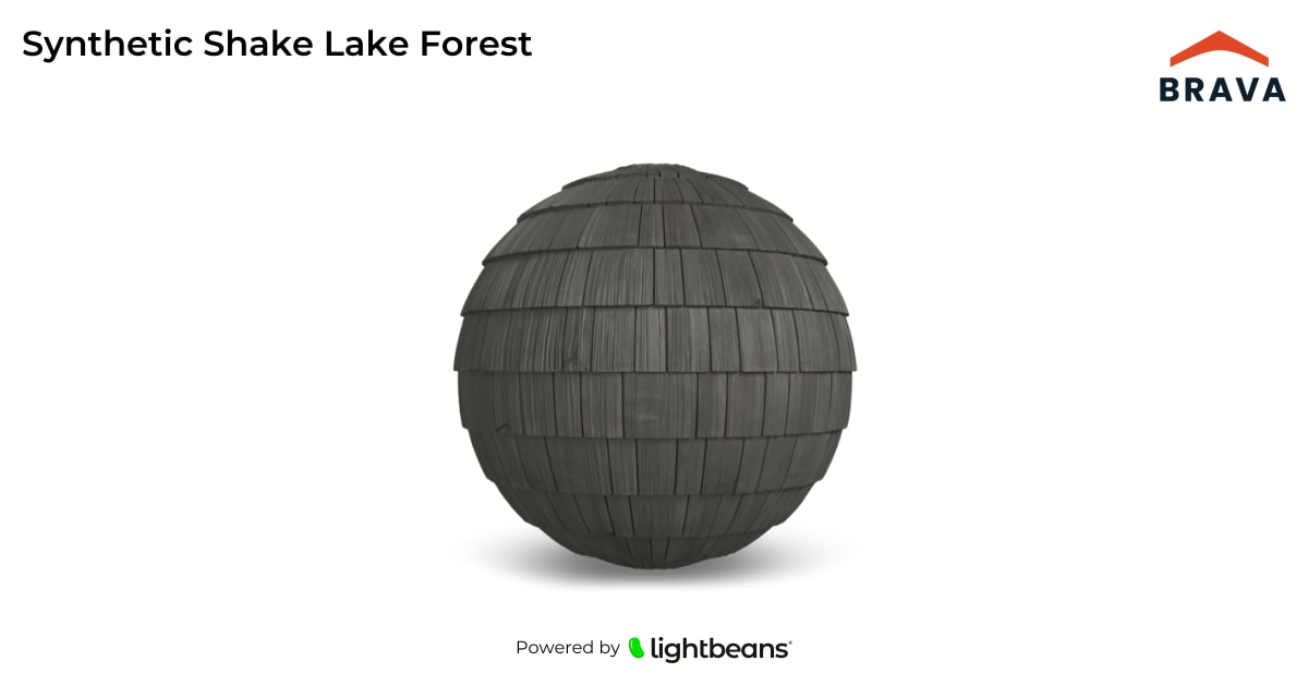 Texture Synthetic Shake Lake Forest de Brava Roof Tile | Lightbeans