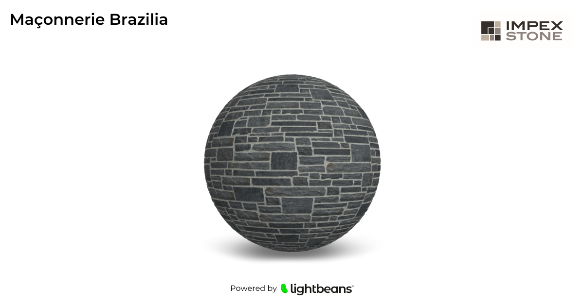 Texture Maçonnerie Brazilia de Impex Stone | Lightbeans