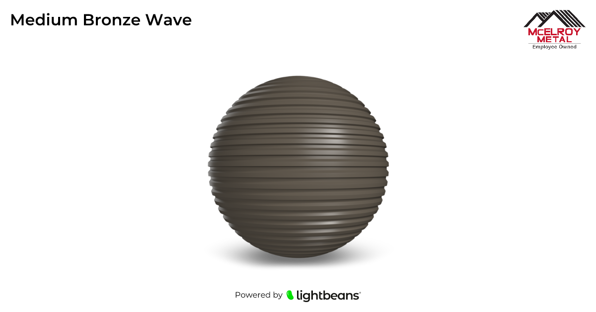 Texture Medium Bronze Wave de McElroy Metal | Lightbeans