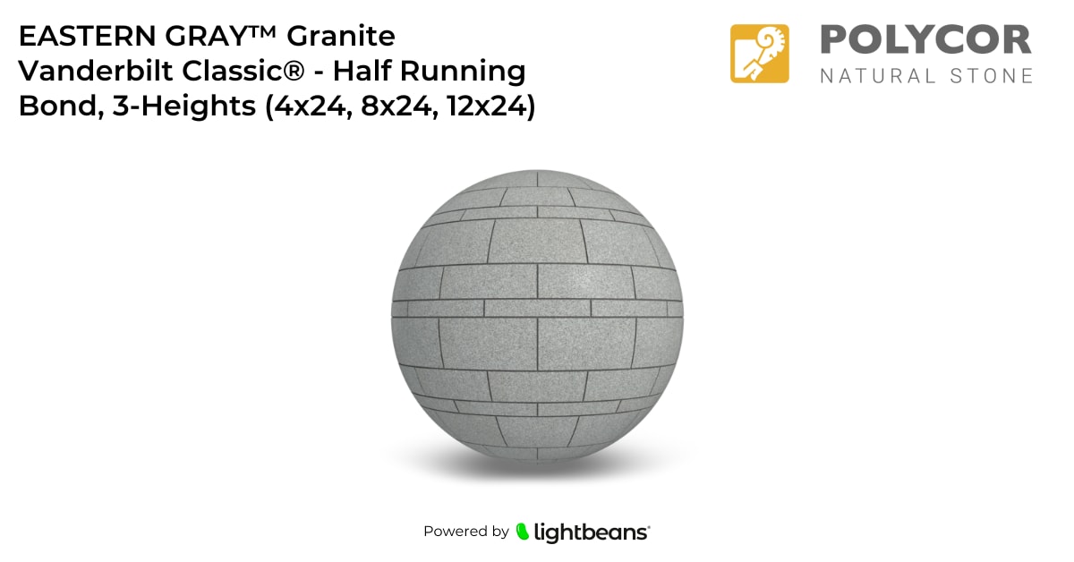 Texture EASTERN GRAY™ Granite Vanderbilt Classic® - Half Running Bond ...