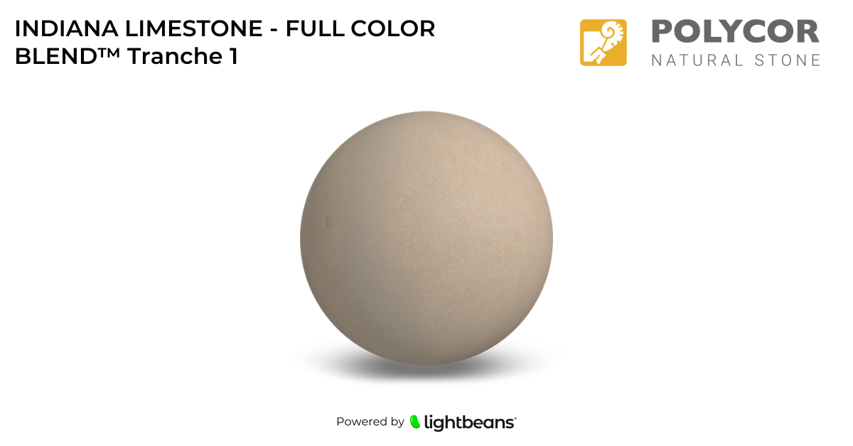 Texture INDIANA LIMESTONE ‐ FULL COLOR BLEND™ Tranche 1 de Polycor ...