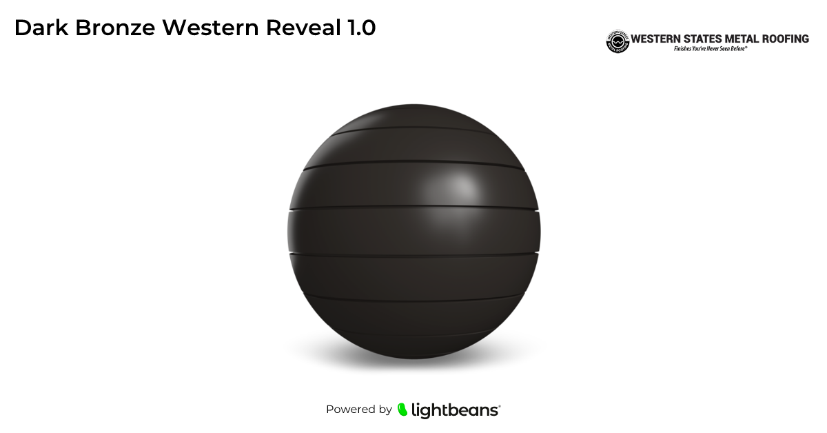 Texture Dark Bronze Western Reveal 1.0 de Western States Metal Roofing ...