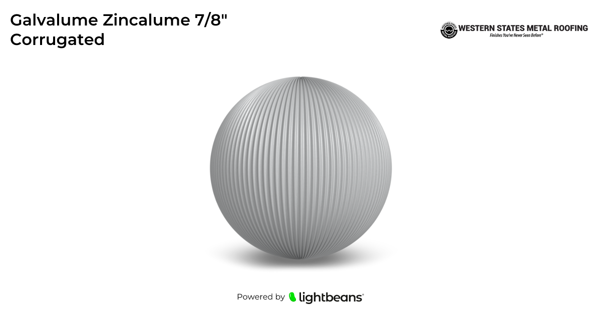 Texture Galvalume Zincalume 7/8" Corrugated de Western States Metal ...