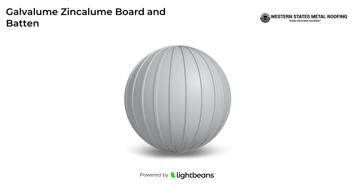 Texture Galvalume Zincalume Board and Batten de Western States Metal ...