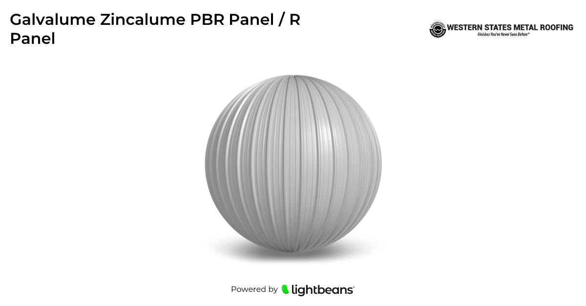 Texture Galvalume Zincalume PBR Panel / R Panel de Western States Metal ...