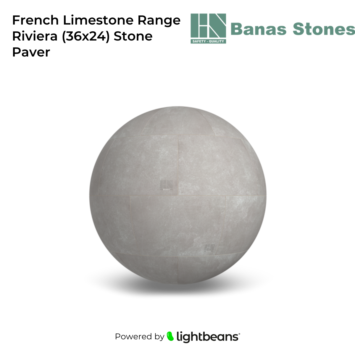 French Limestone Range Riviera (36x24) Stone Paver Texture from Banas ...