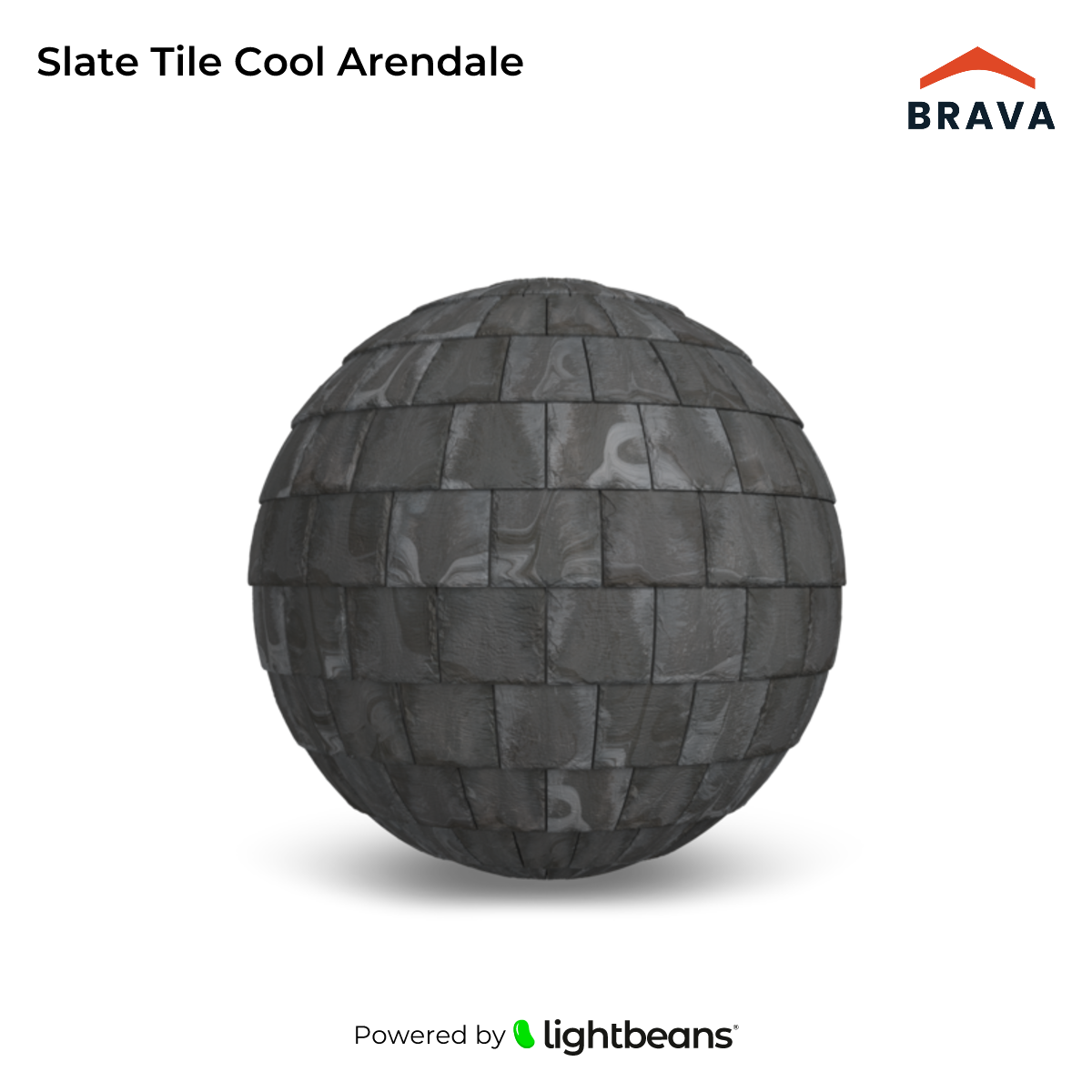 Slate Tile Cool Arendale Texture from Brava Roof Tile | Lightbeans