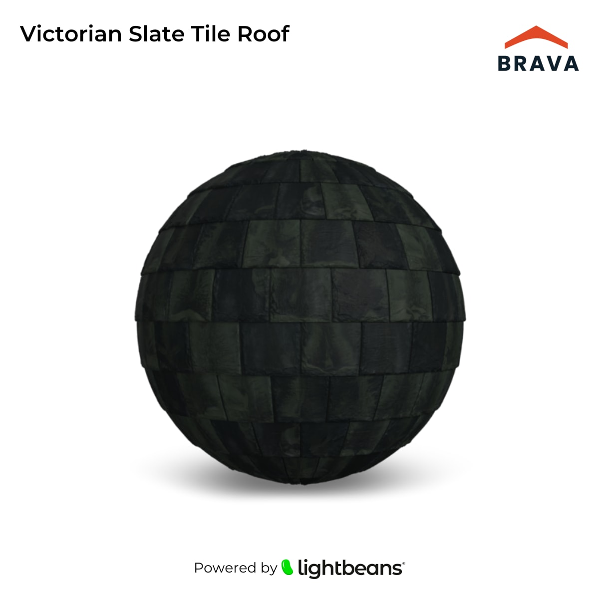 Victorian Slate Tile Roof Texture from Brava Roof Tile | Lightbeans