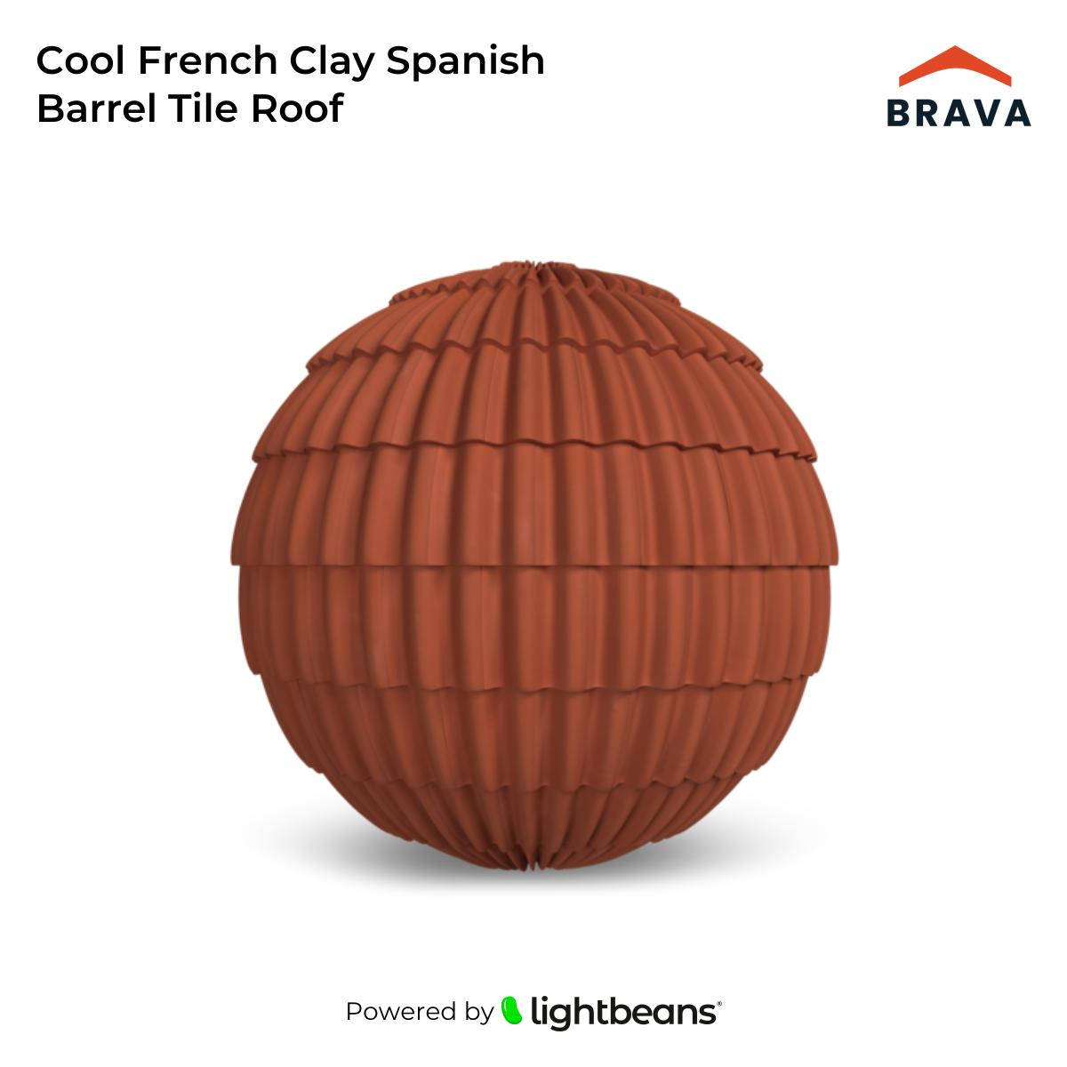 Cool French Clay Spanish Barrel Tile Roof Texture from Brava Roof Tile ...
