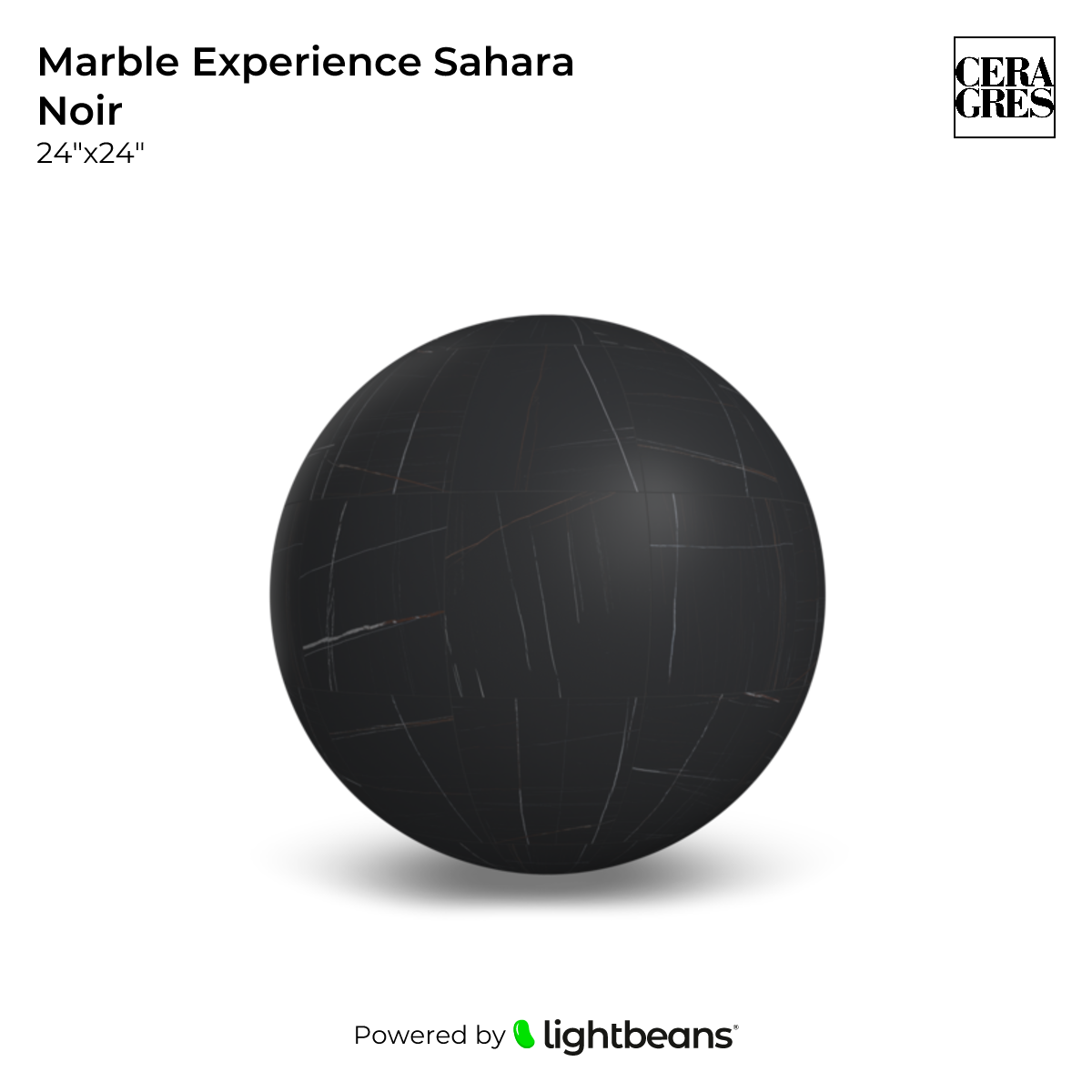 Marble Experience Sahara Noir Texture from Ceragres | Lightbeans