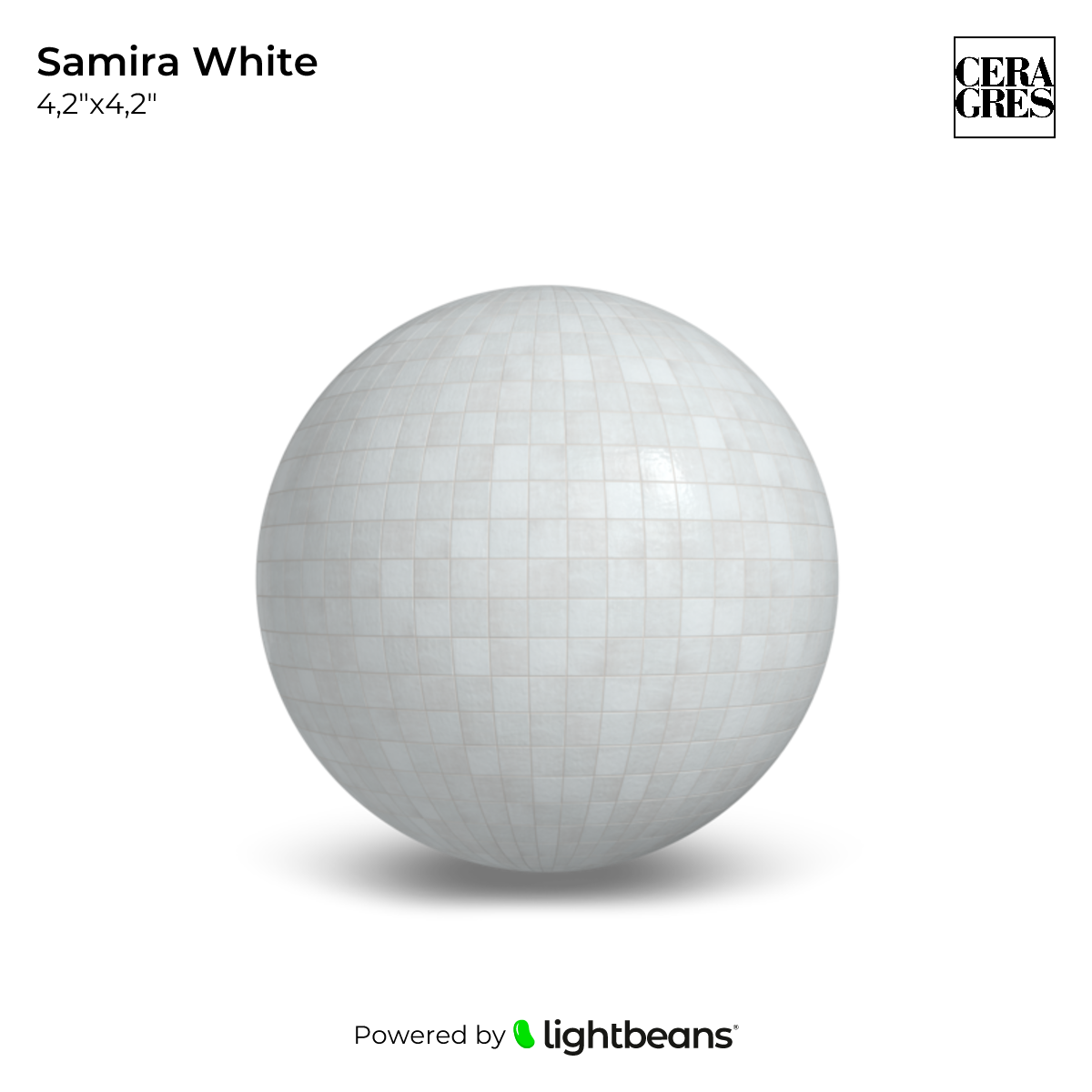 Samira White Texture from Ceragres | Lightbeans