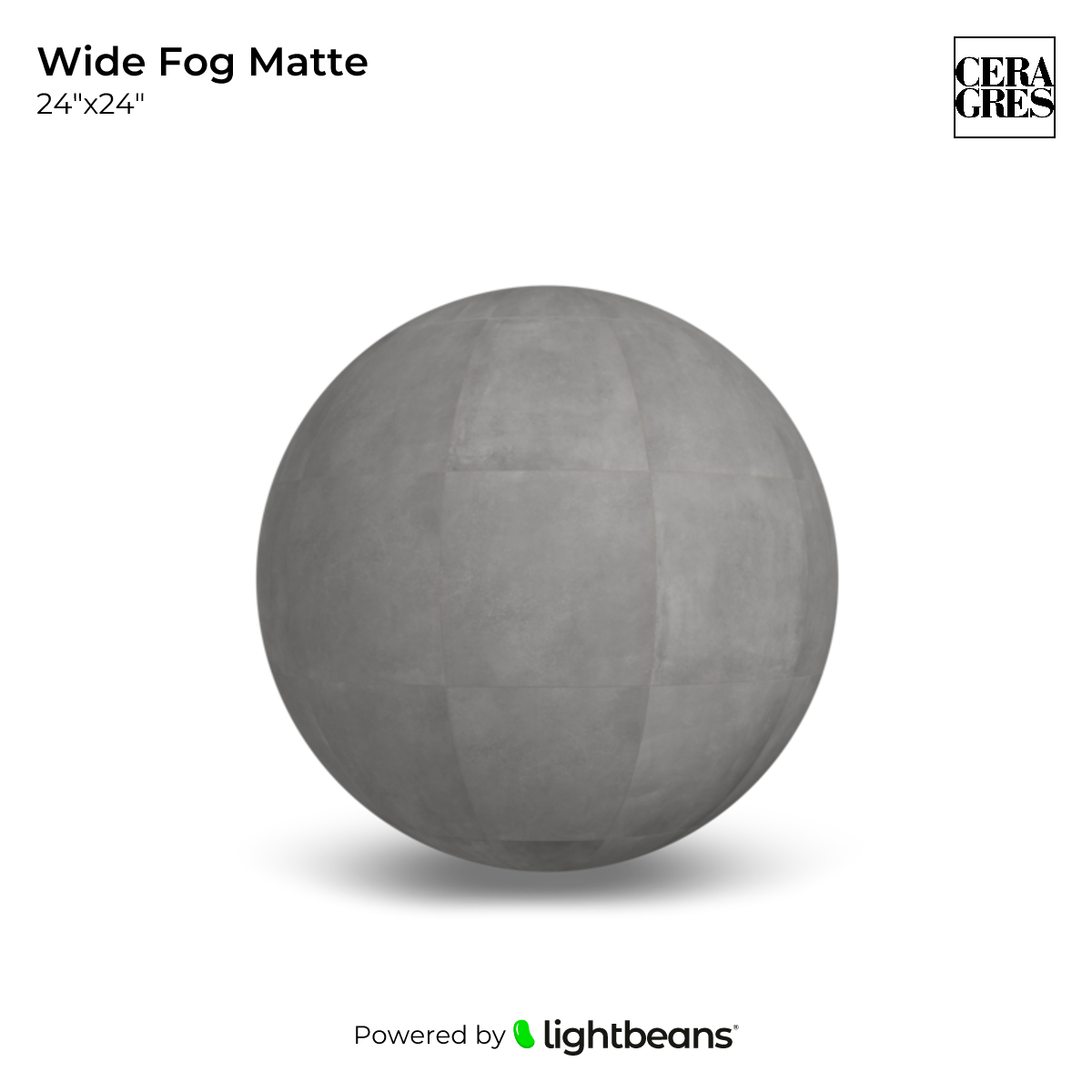 Wide Fog Matte Texture from Ceragres | Lightbeans