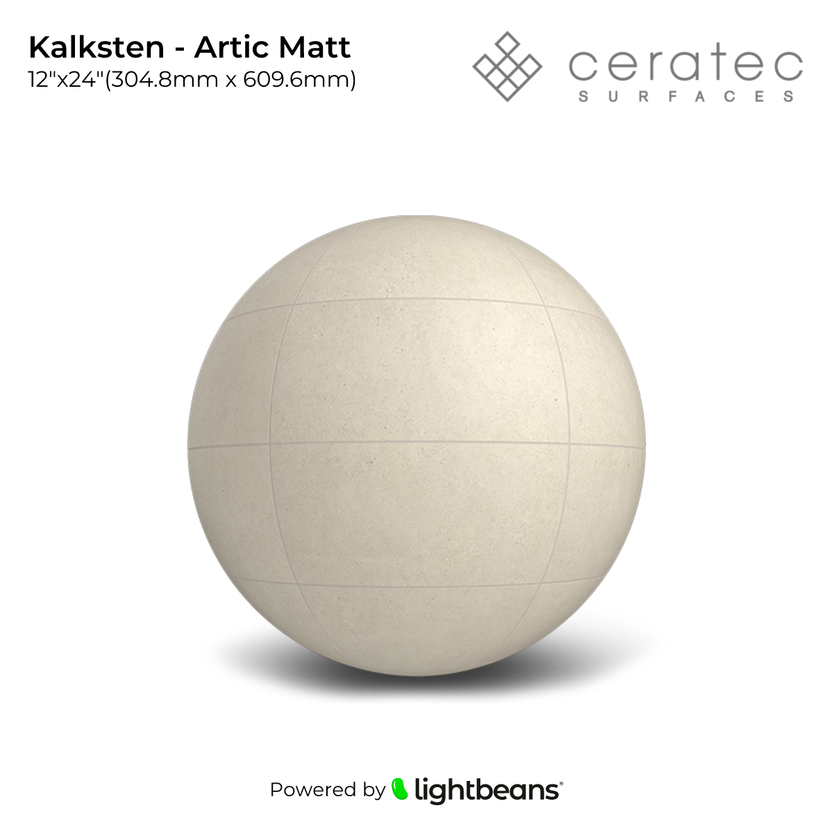 Kalksten - Artic Matt Texture from Ceratec | Lightbeans