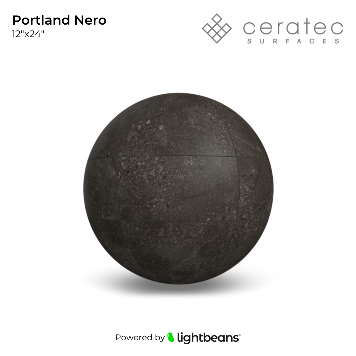Portland Nero Texture from Ceratec | Lightbeans