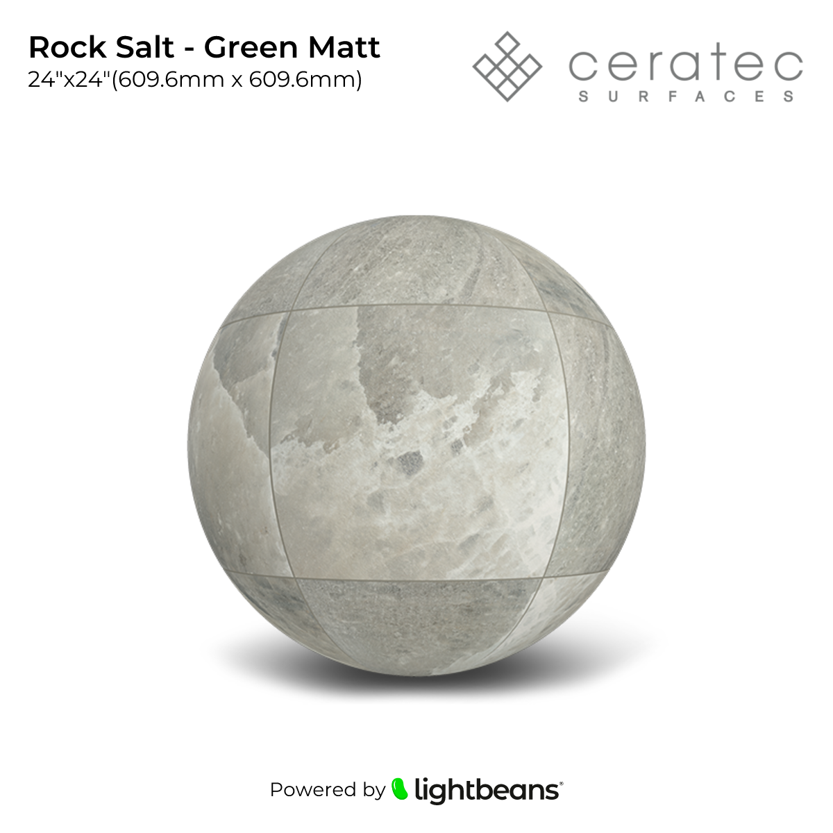 Rock Salt - Green Matt Texture from Ceratec | Lightbeans