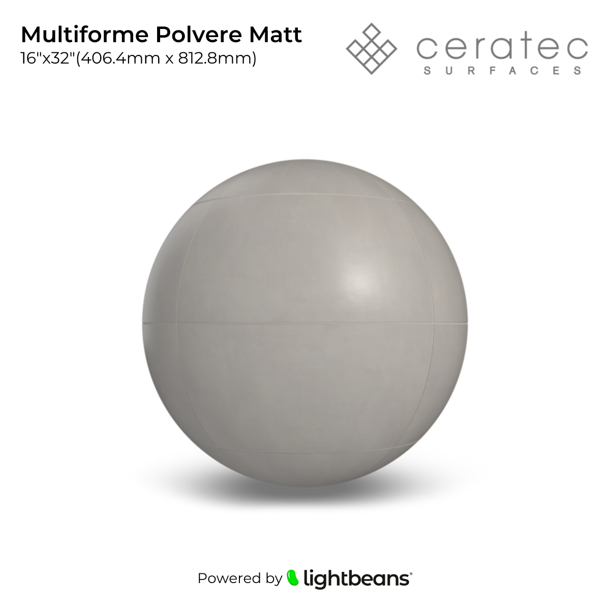 Multiforme Polvere Matt Texture from Ceratec | Lightbeans