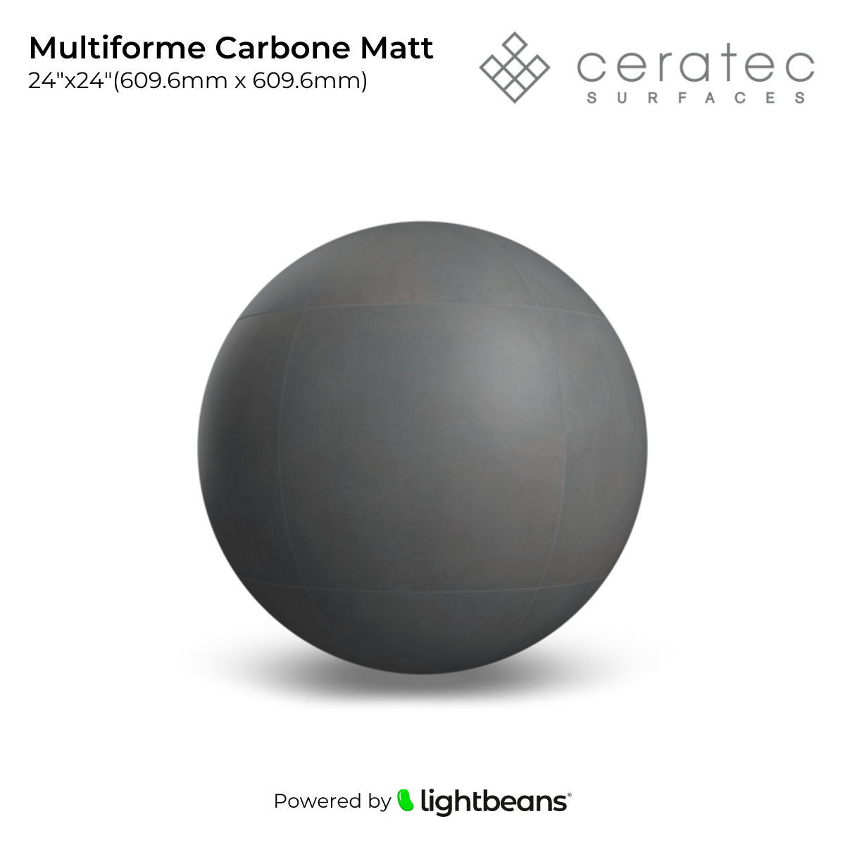 Multiforme Carbone Matt Texture from Ceratec | Lightbeans