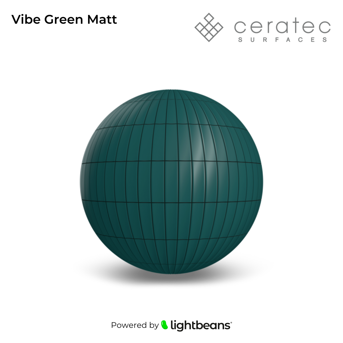 Vibe Green Matt Texture from Ceratec | Lightbeans