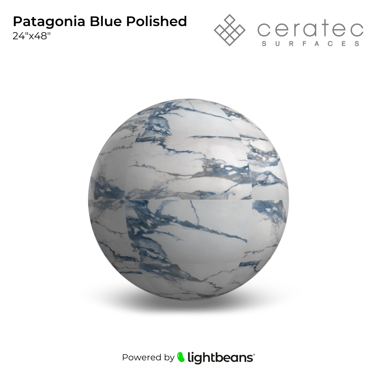 Patagonia Blue Polished Texture from Ceratec | Lightbeans