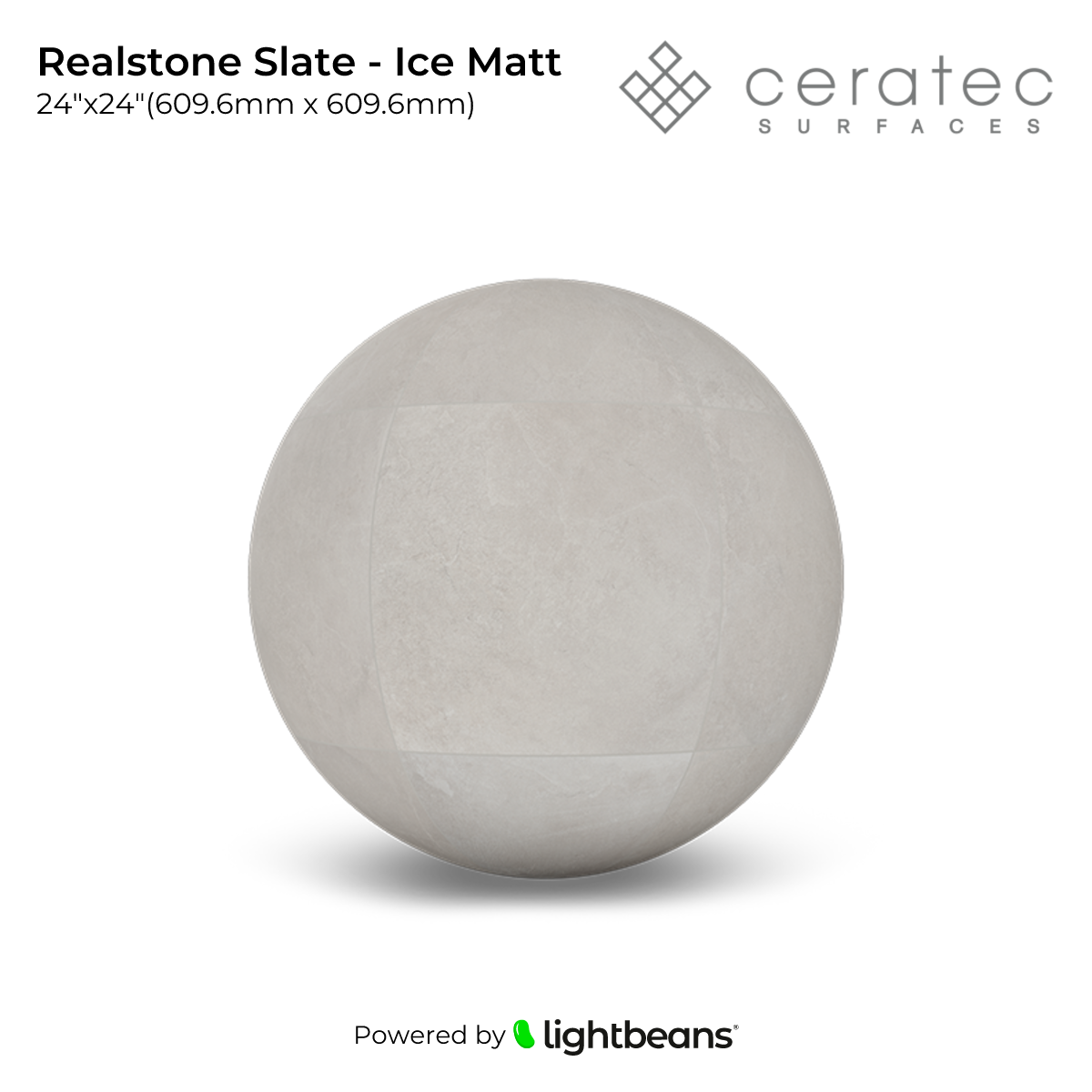 Realstone Slate - Ice Matt Texture from Ceratec | Lightbeans