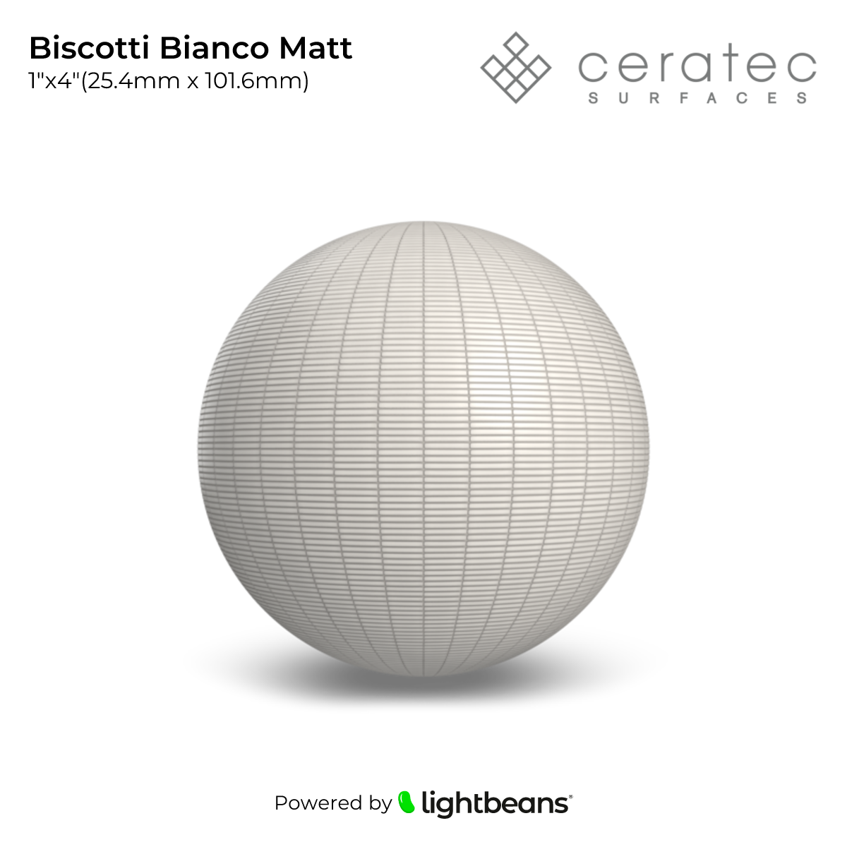 Biscotti Bianco Matt Texture from Ceratec | Lightbeans