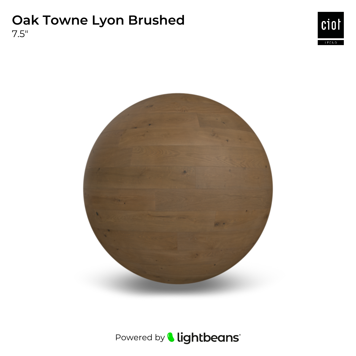 Oak Towne Lyon Brushed Texture from Ciot Legno | Lightbeans