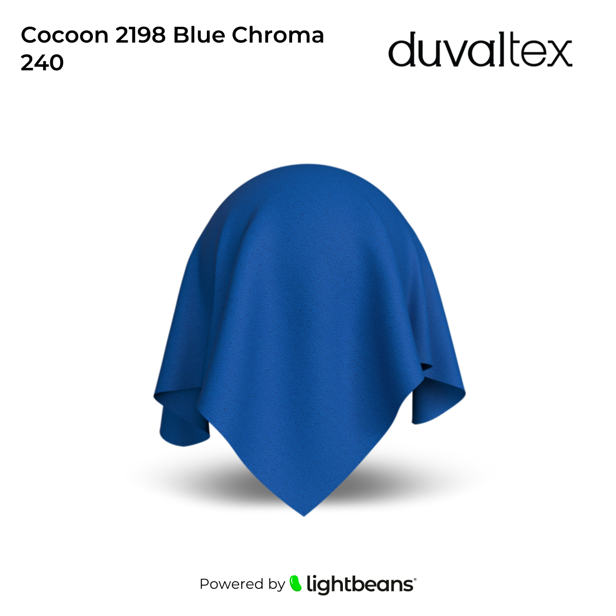 Cocoon 2198 Blue Chroma 240 Texture from Duvaltex | Lightbeans