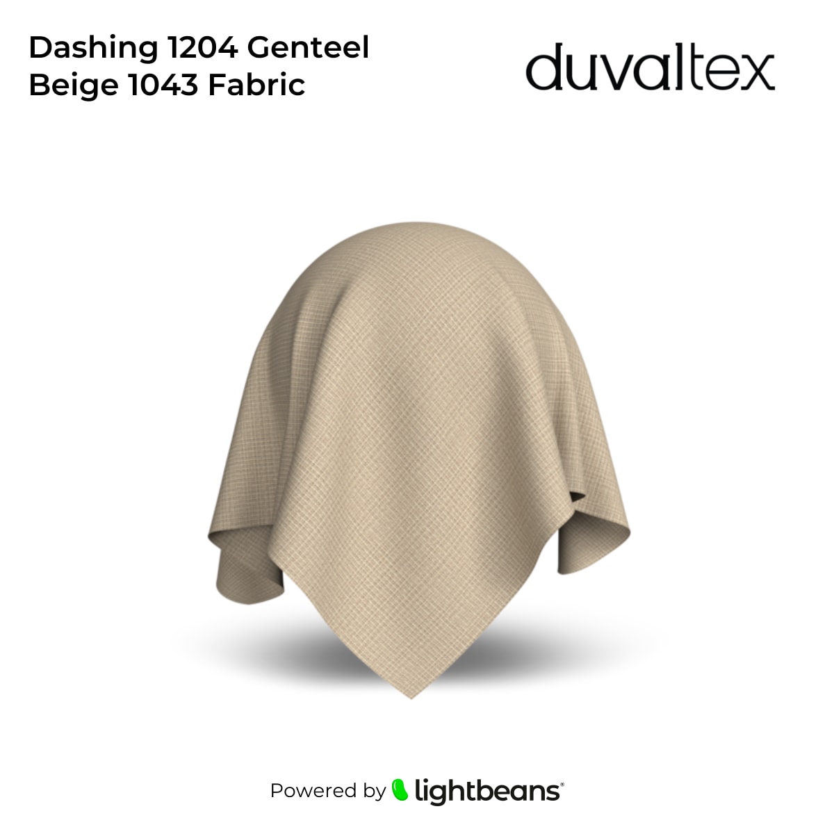 Dashing 1204 Genteel Beige 1043 Fabric Texture from Duvaltex | Lightbeans