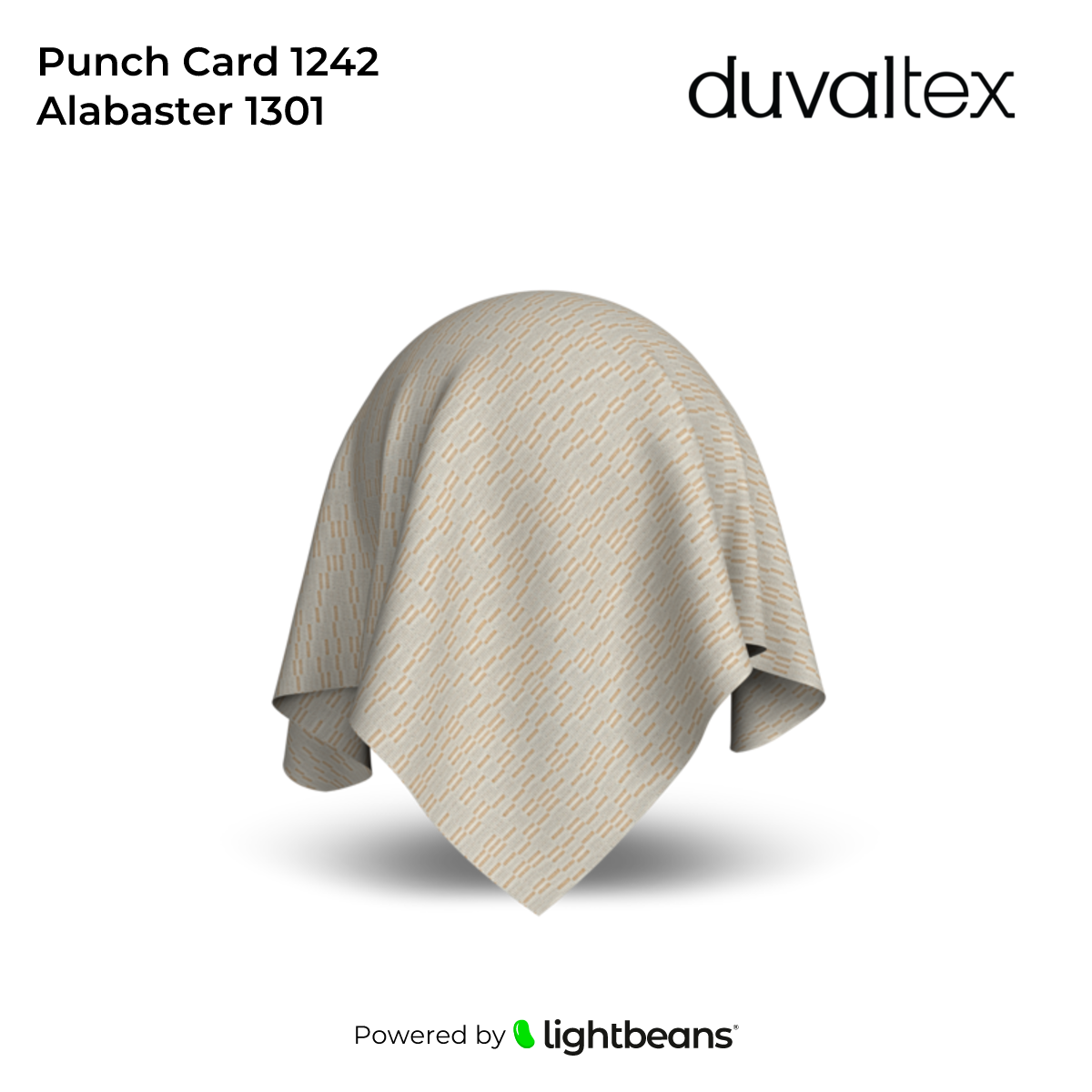 Punch Card 1242 Alabaster 1301 Texture from Duvaltex | Lightbeans