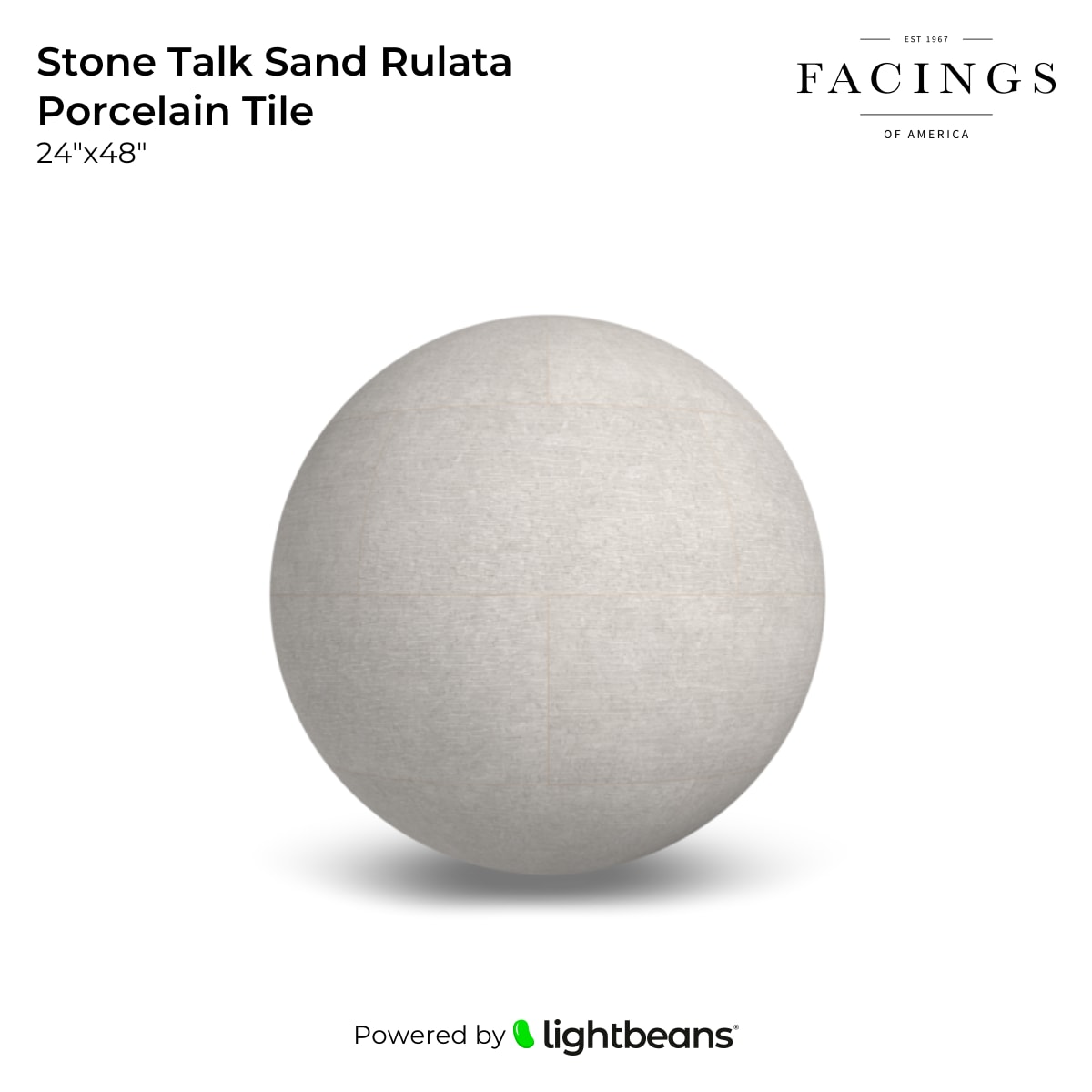 Stone Talk Sand Rulata Porcelain Tile Texture from Facings of America ...